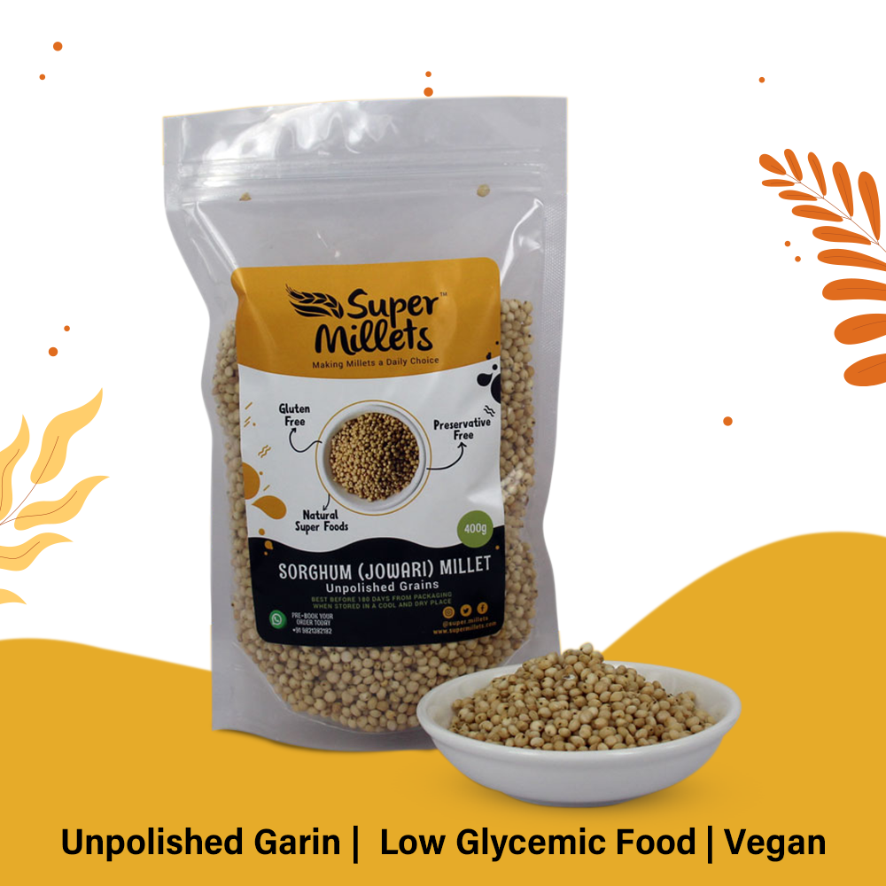 Sorghum (Jowar) Millet Grain (400gms) सोरघम (ज्वार) मिलेट ग्रेन – Super ...